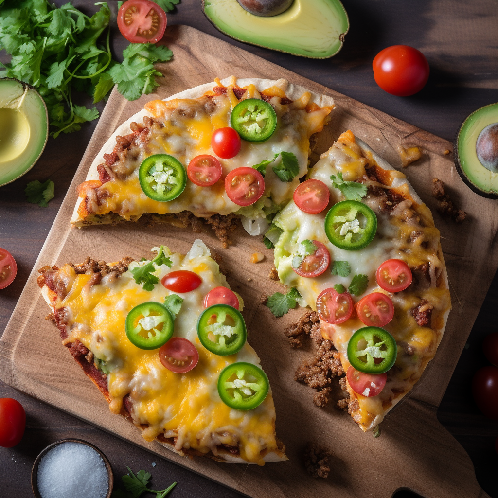 The Ultimate American Cinco de Mayo Recipe: Burrito Pizza - Tasty Tango