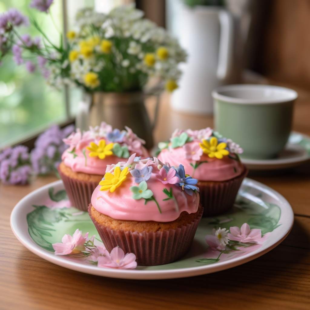 Spring Has Sprung: Celebrate May Day with Flower Cupcakes - Tasty Tango